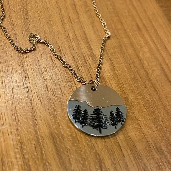 Aspen Jewelry | Jewelry | Stainless Steel Mountain View Necklace | Poshmark